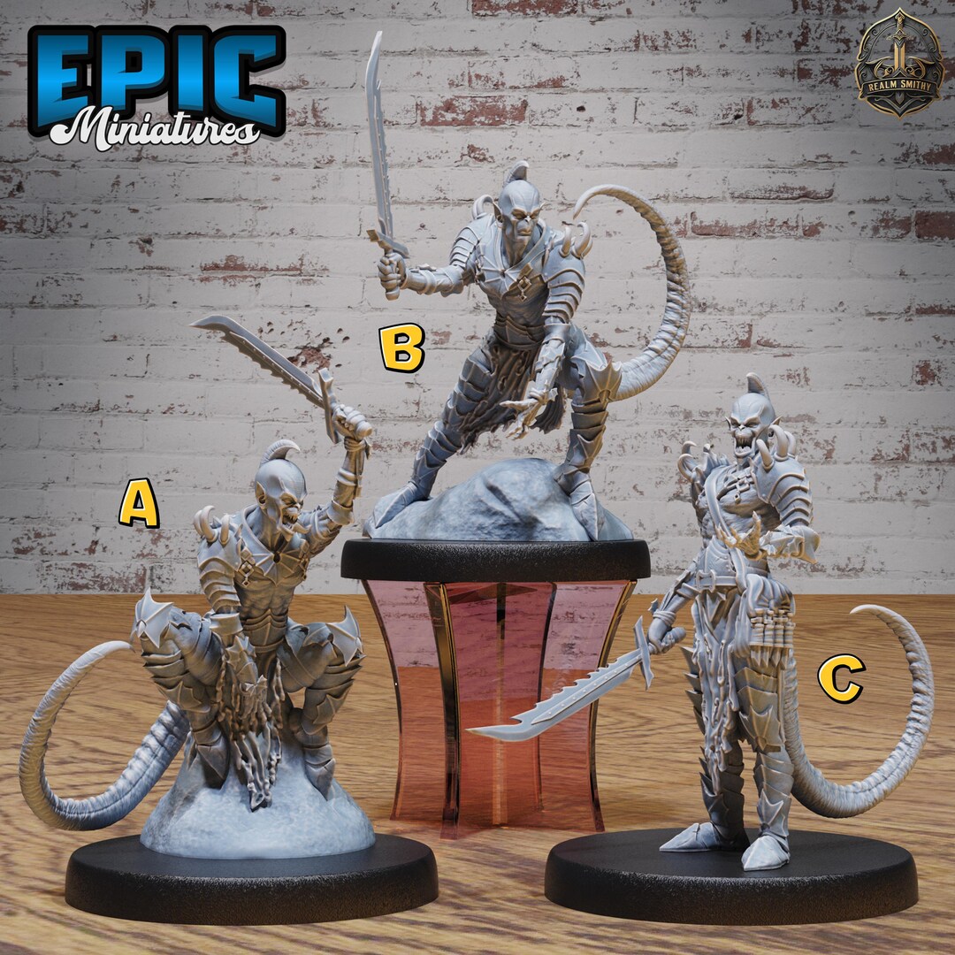 Tail Devil medium Premium Dnd Miniatures High Quality Resin D&D RPG ...