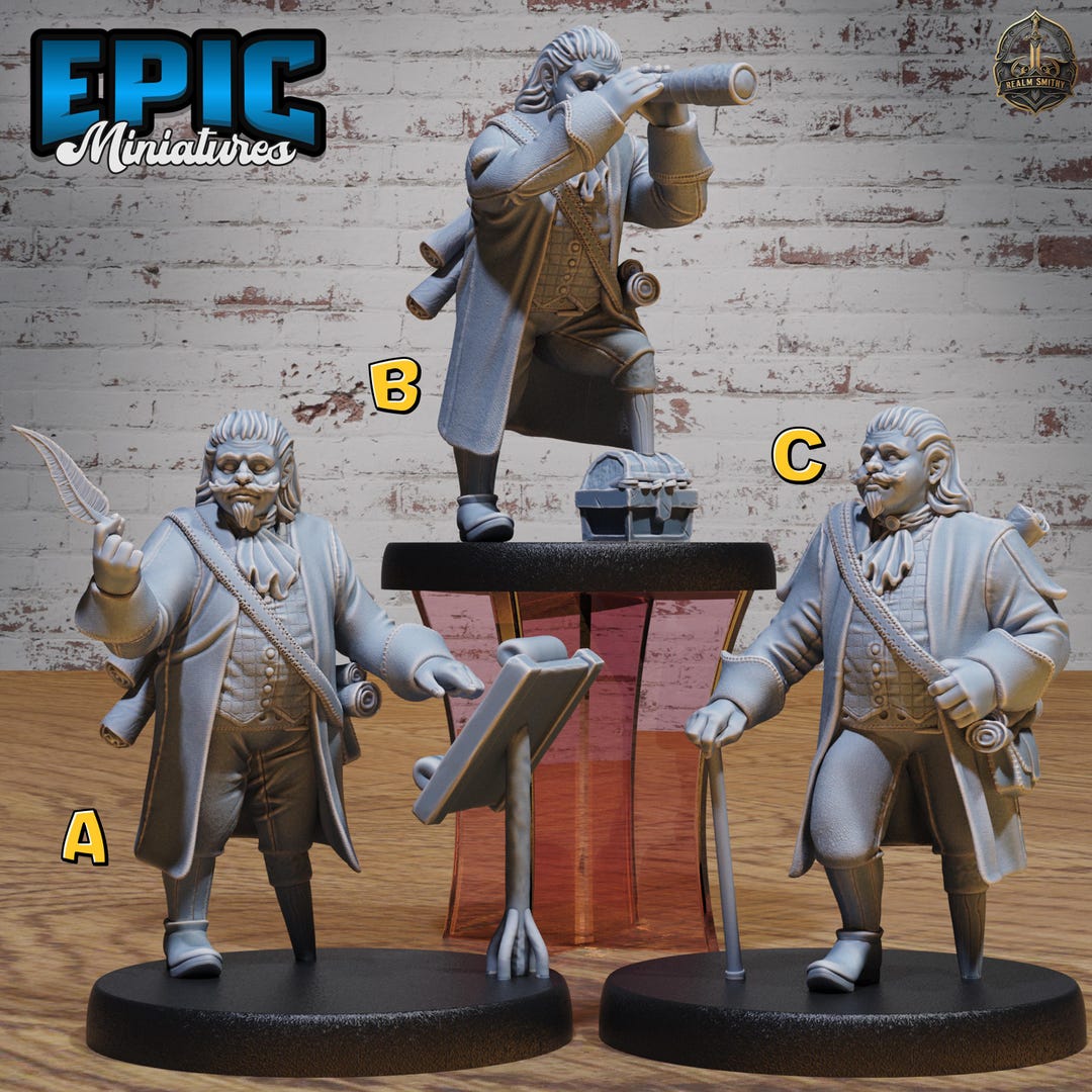 Halfling Ship Captain (medium) | Premium Dnd Miniatures | High Quality ...