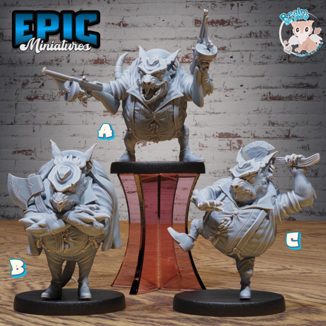 Sewer Godfather Rats medium Premium Dnd Minis High Quality Resin ...