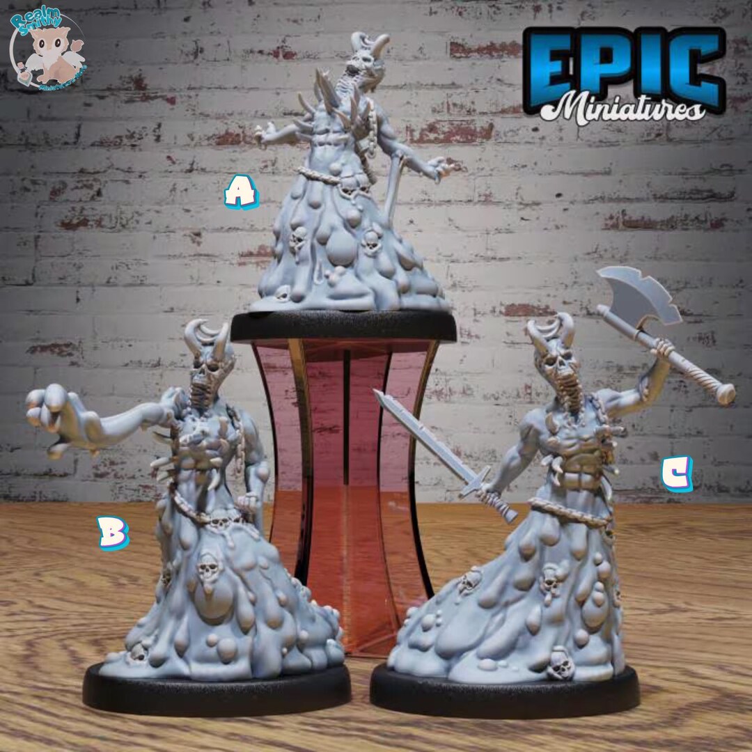 Death Ooze Miniature Bundle (large) | Premium Dnd Minis | High Quality ...