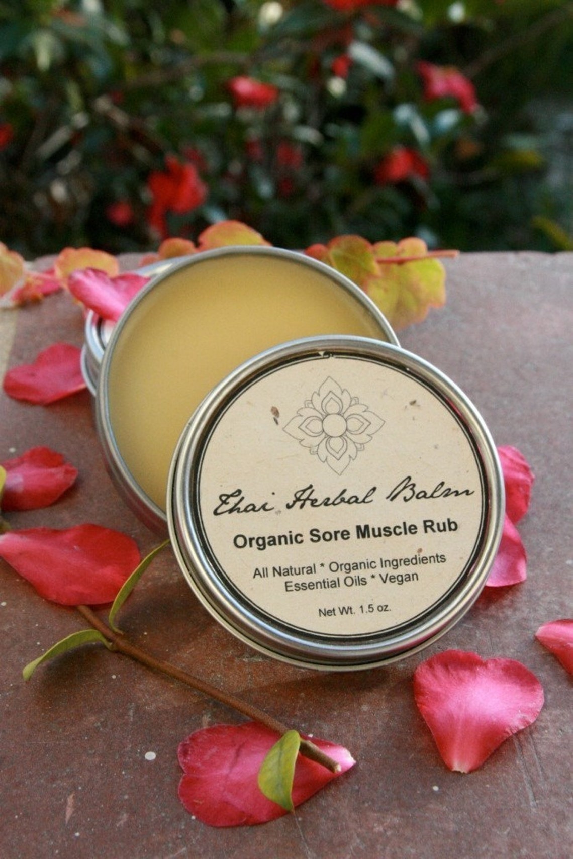 Thai Herbal Balm Organic Muscle Rub With Essential Oils - Etsy