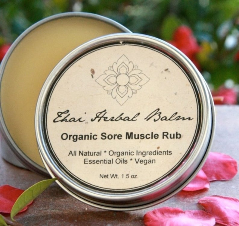 Thai Herbal Balm Organic Muscle Rub With Essential Oils - Etsy