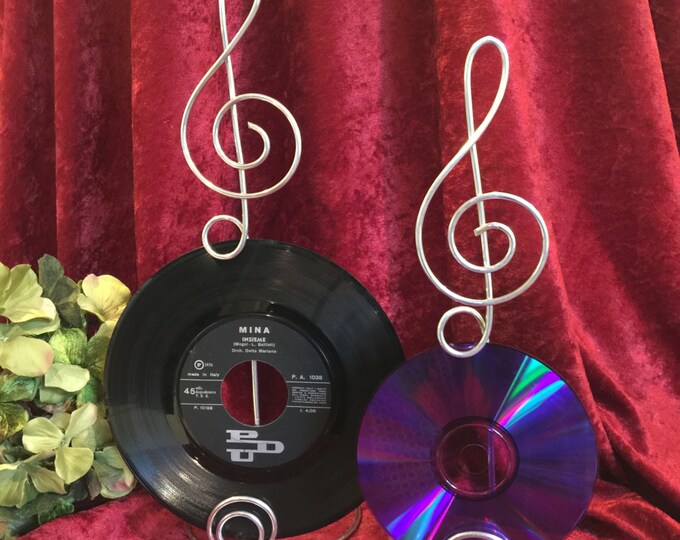 10 Music Note Centerpiece Treble Clef Sign Card Holder Wire Stand ...