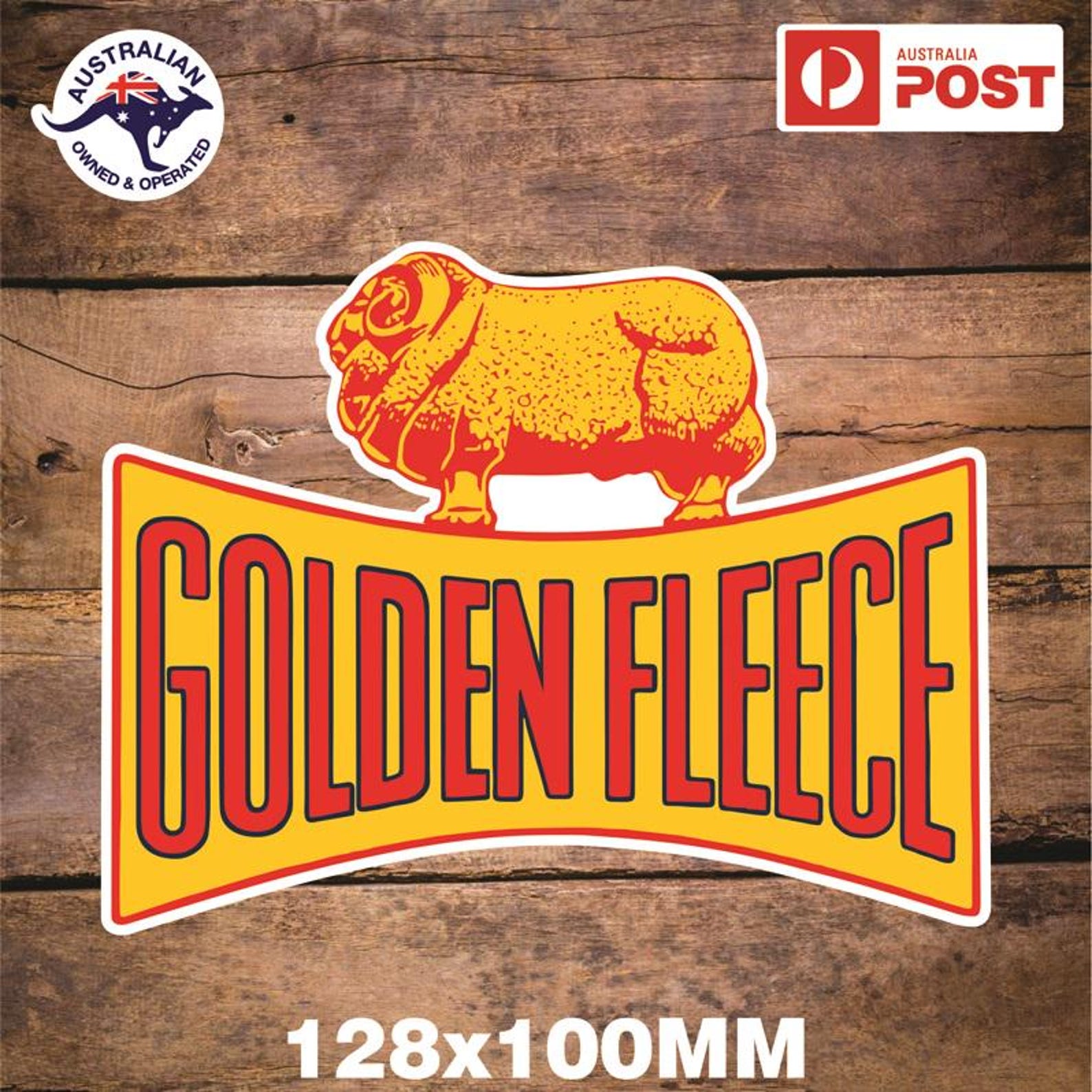 GOLDEN FLEECE STICKER Vintage Old School Retro Petroleum Oil - Etsy