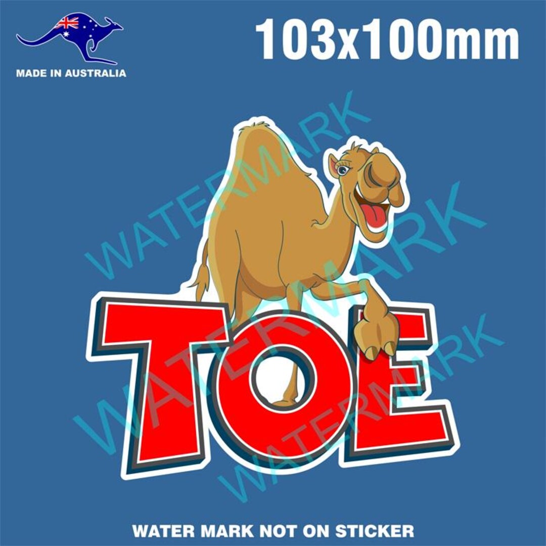 CAMEL TOE Sticker Funny for Hot Rod Rat Rod Toolbox 4x4 Mancave - Etsy
