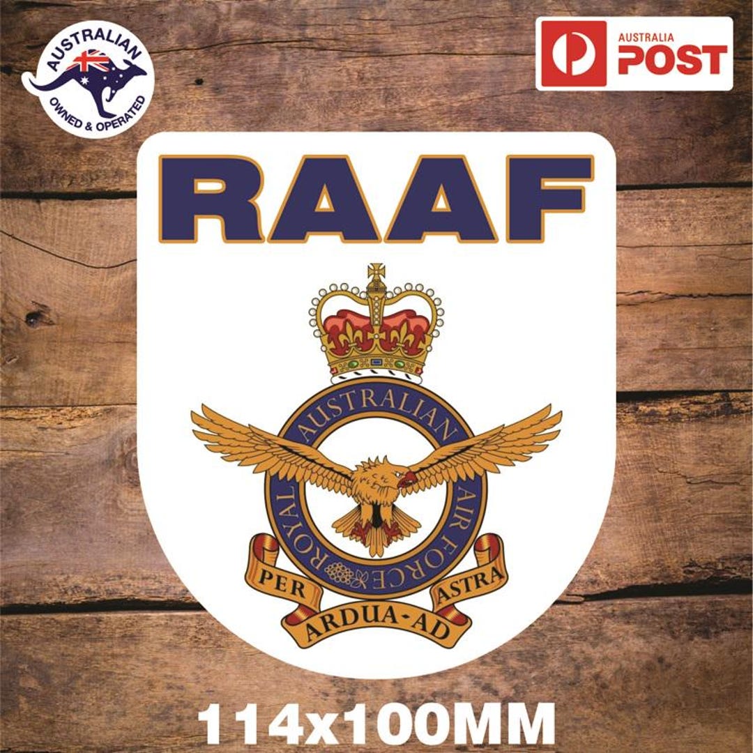 Royal Australian Air Force Sticker RAAF Proudly Served Veteran Defense ...