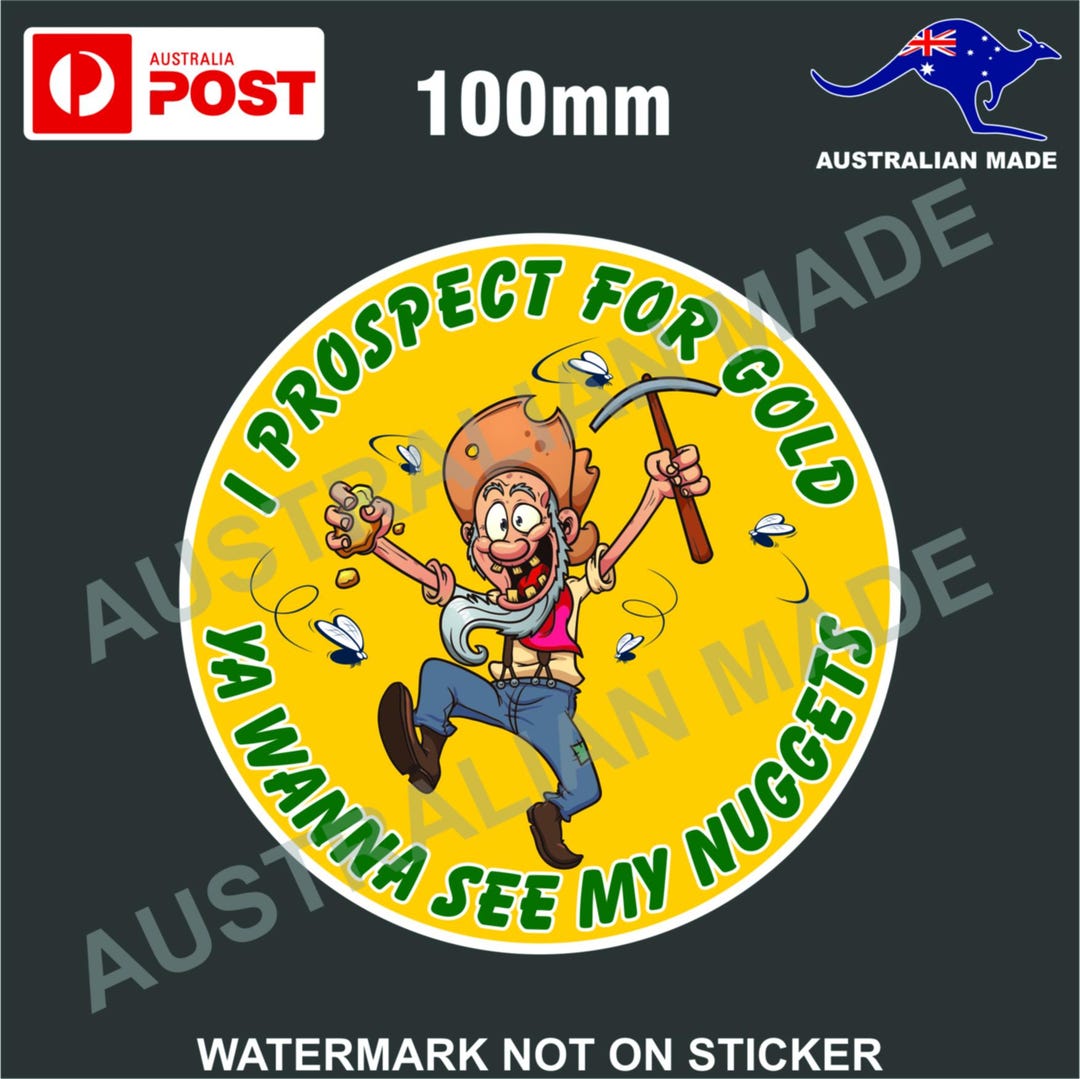 Prospector Sticker Minelab Fossicking Metal Detector Funny - Etsy