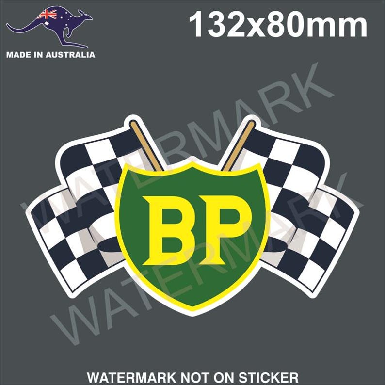 BP STICKER Racing Vintage Old School Retro Petroleum Oil - Etsy