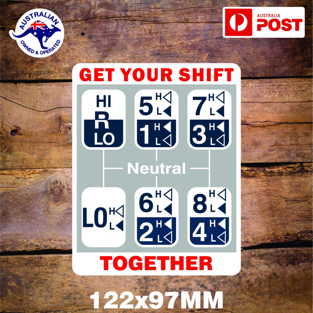 EATON FULLER ROADRANGER Sticker Transmission Kenworth Mack Tucks Gear ...