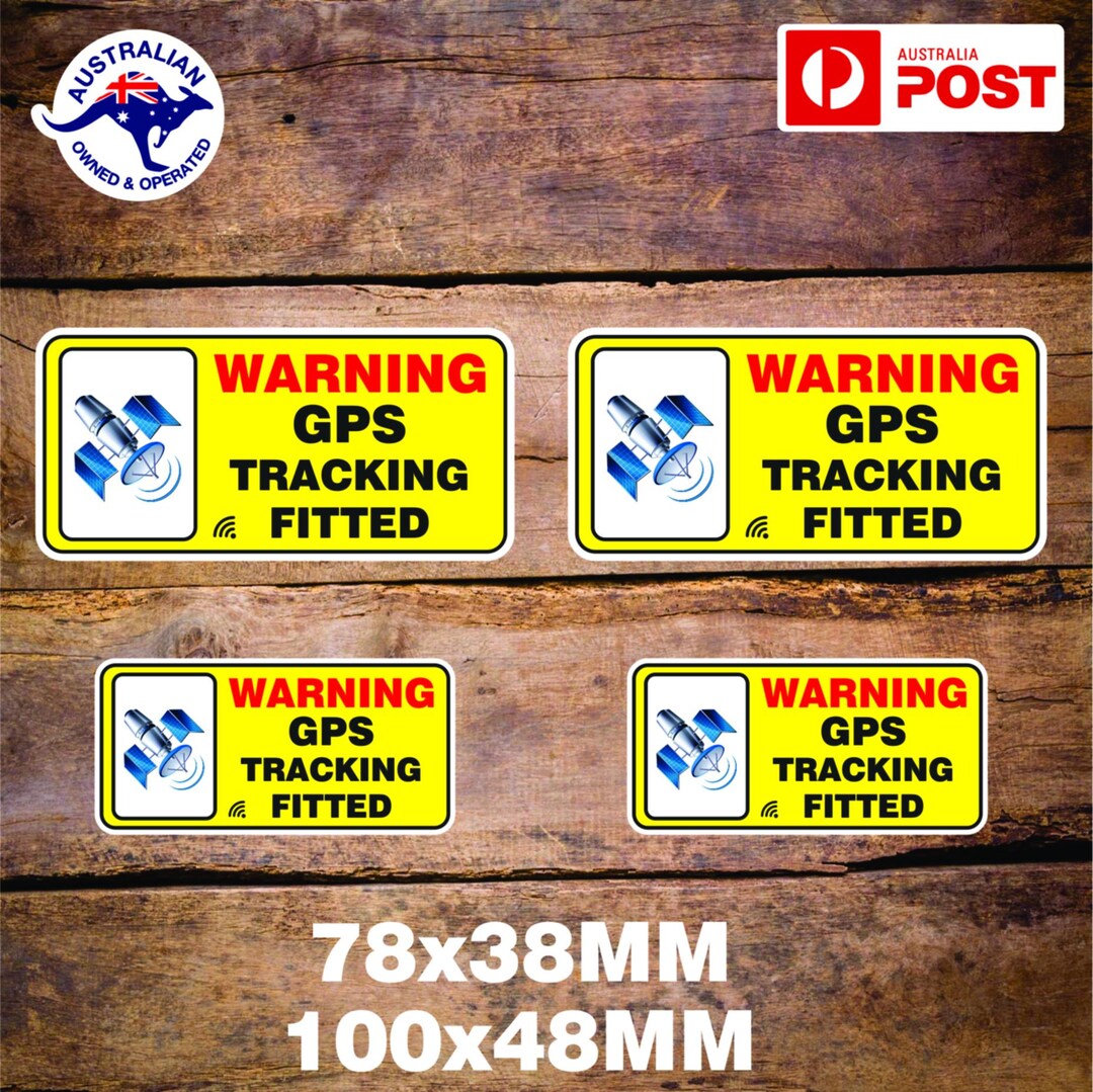 GPS TRACKING STICKERS for Boat Vehicle Car Ute 4x4 - Etsy