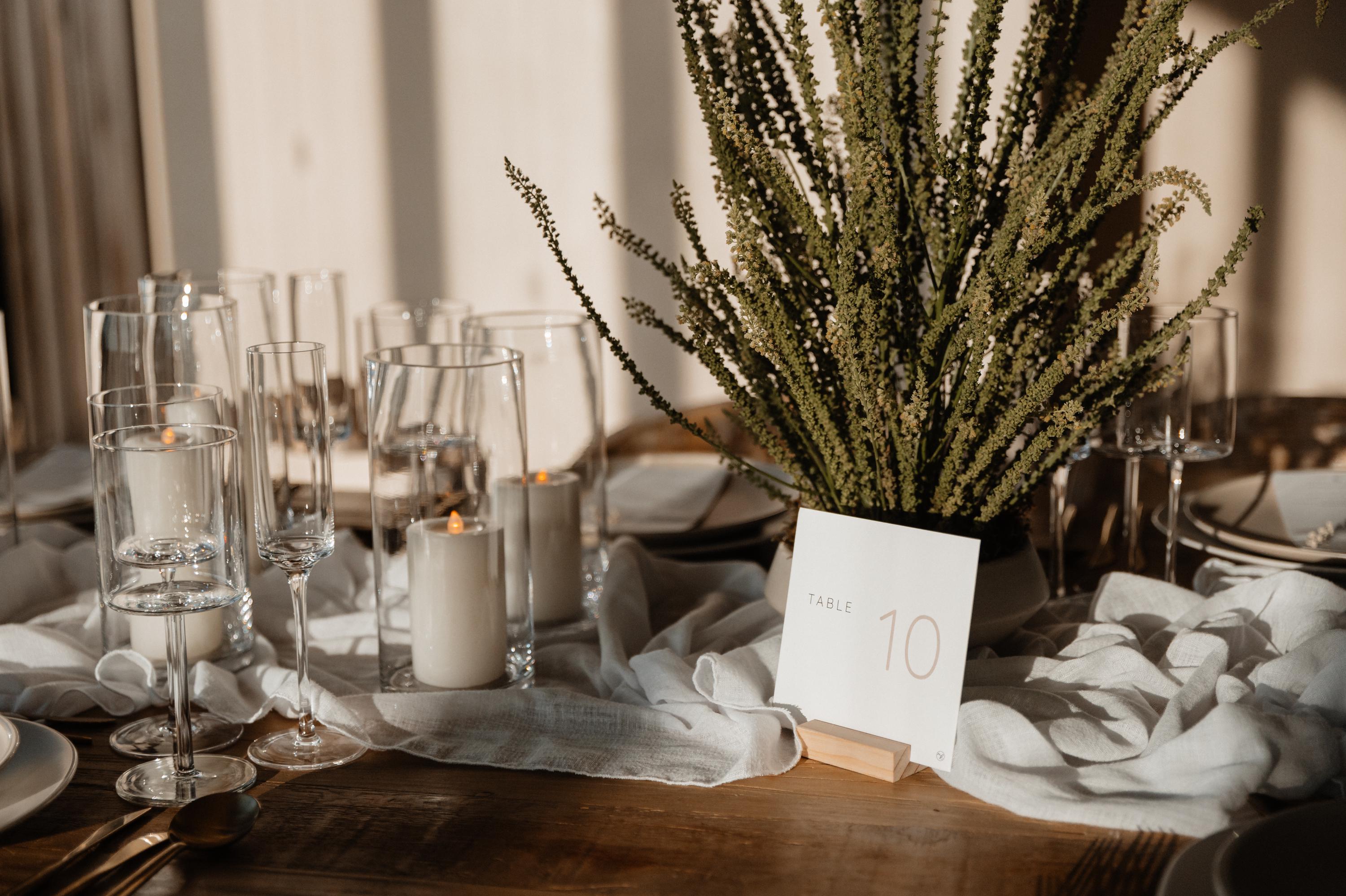 Creamy Neutrals Minimalist Table Numbers - Etsy