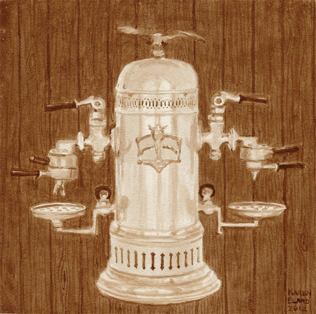 Coffee Art, Victoria Arduino Espresso Machine, Painted Using Only ...