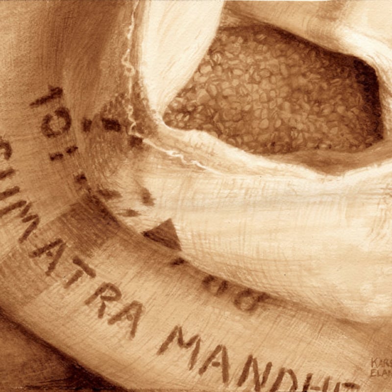 Burlap Coffee Art - Etsy