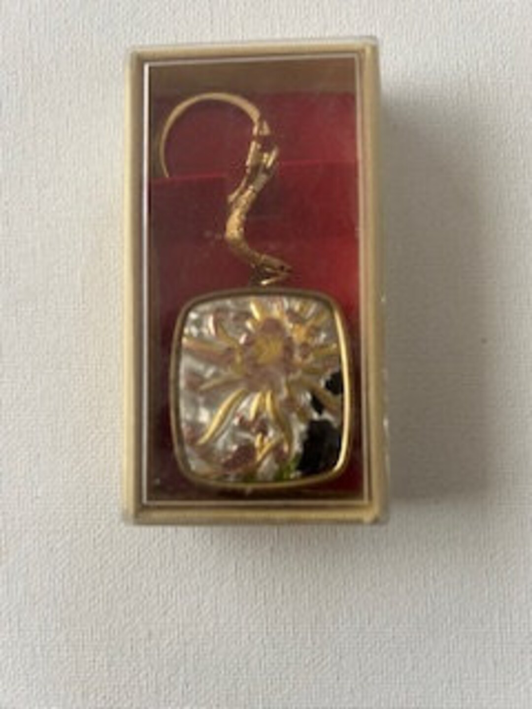 Vintage Sankyo Music Box Key Chain Engraved Flower Gold Tone WORKS - Etsy