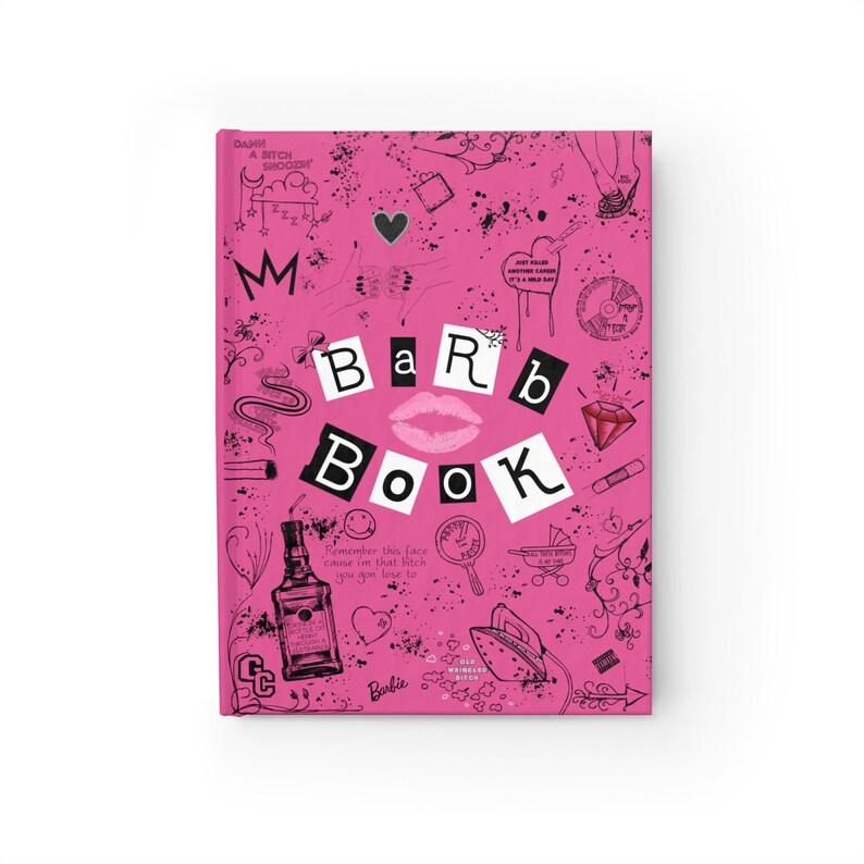 Nicki Minaj Mean Girls Burn Book/barb Book Pink Blank Journal Barbz ...