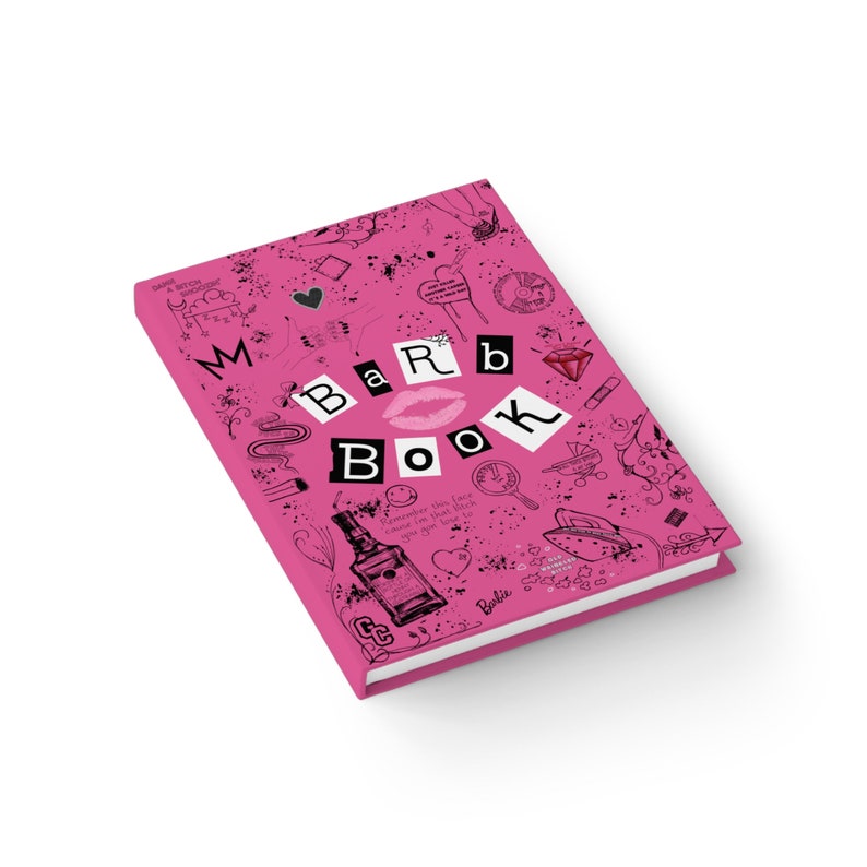 Nicki Minaj Mean Girls Burn Book/barb Book Pink Blank Journal Barbz ...