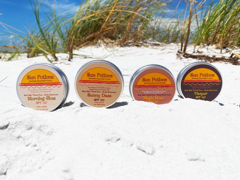 Tinted Mineral Sunscreen SPF 30: Organic Oils & Non-nano Zinc - Etsy