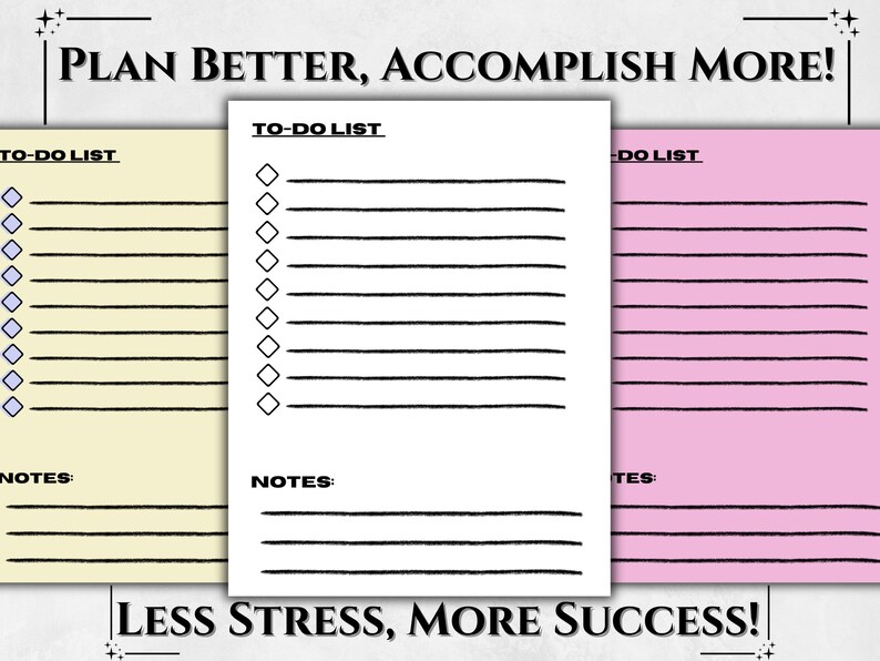 To Do Lists, Priority List, Printable Lists, Weekly Planning, Daily ...