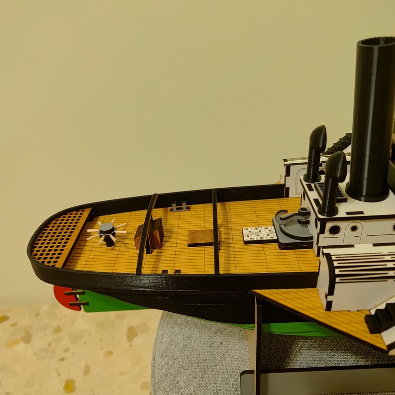 Strongbow Paddle Steamer | Laser Cut Ship Model | Wooden Steamboat ...