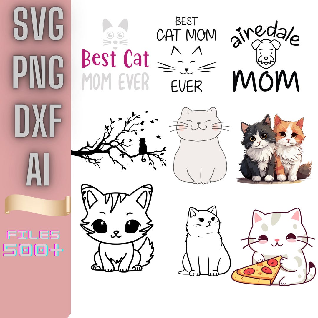 Cute Kitten Svg, Cute Cad Svg, Pet Svg, Cat Designs,picture of a Little ...
