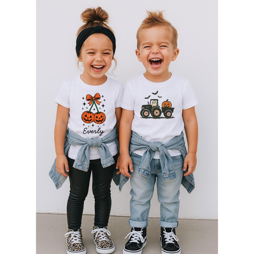 Spooky Ghost Halloween Shirt: Tractor Trick or Treat Tee - Etsy