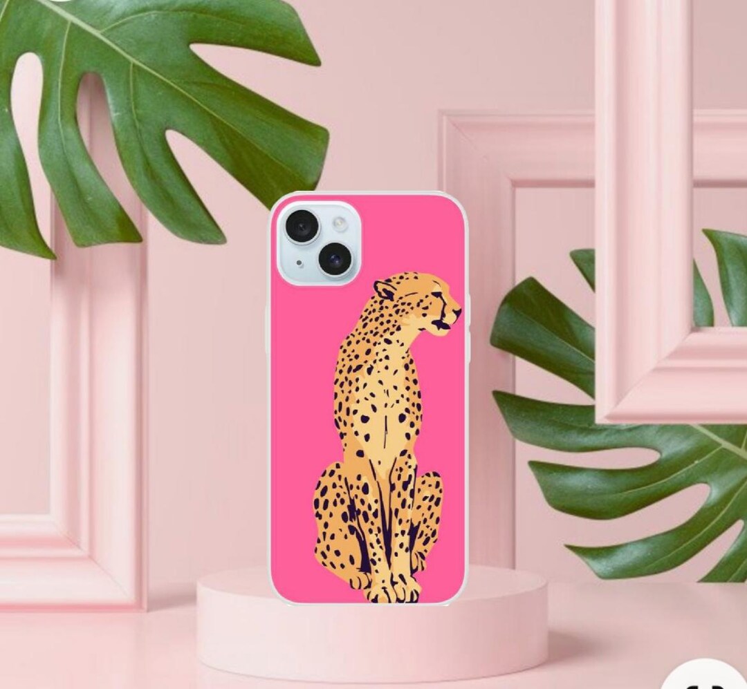 Pink Cheetah Jungle Animal Print Phone Case Animal Phone Cover for ...