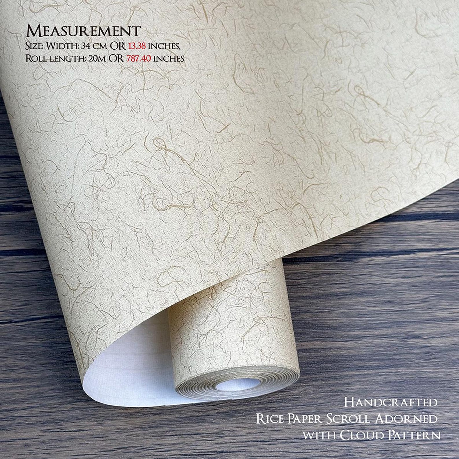Roll Packaging Semi-ripe Rice Paper, Xuan Paper, Plain Rice Paper ...