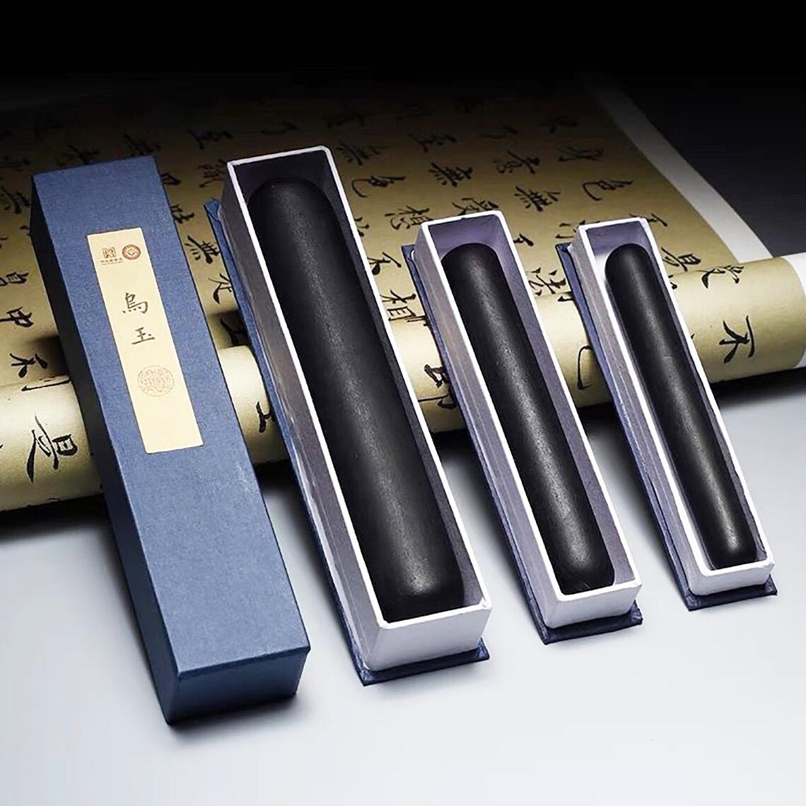 Hand-rolled Ink Sticks, Oriental Art Material Calligraphy Supply ...
