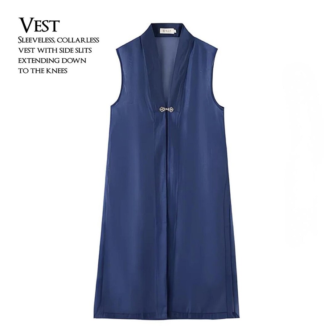 The Custom-tailored Classic Style Tai Chi Training Vest With Middle ...