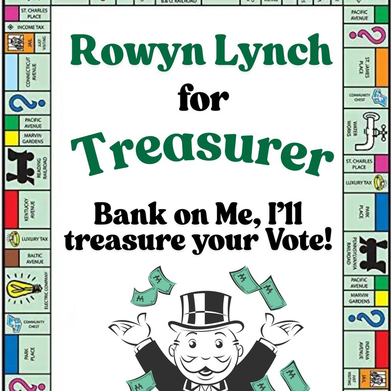 Student Council Treasurer Poster - Etsy