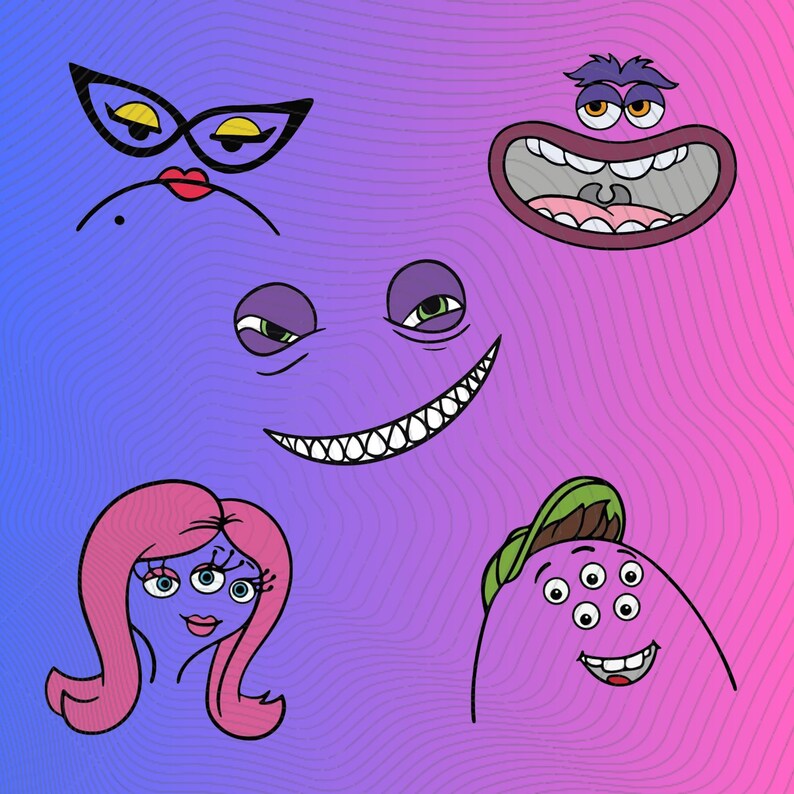 Monsters Inc. Clipart, Monsters Inc PNG, Instant Download, Monsters Inc ...