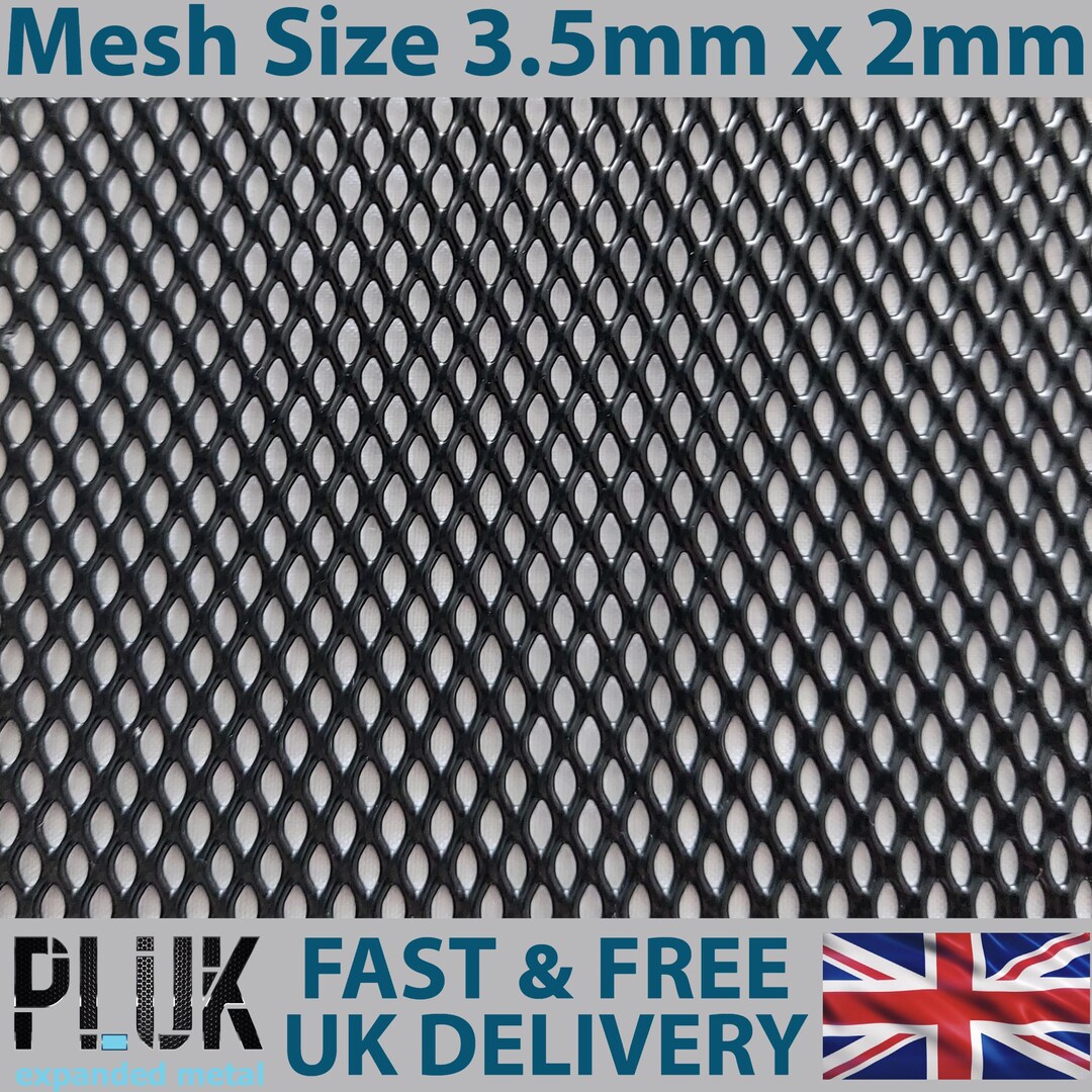 Aluminium Expanded Metal Mesh Grille 3.5mm X 2mm Diamond - Etsy