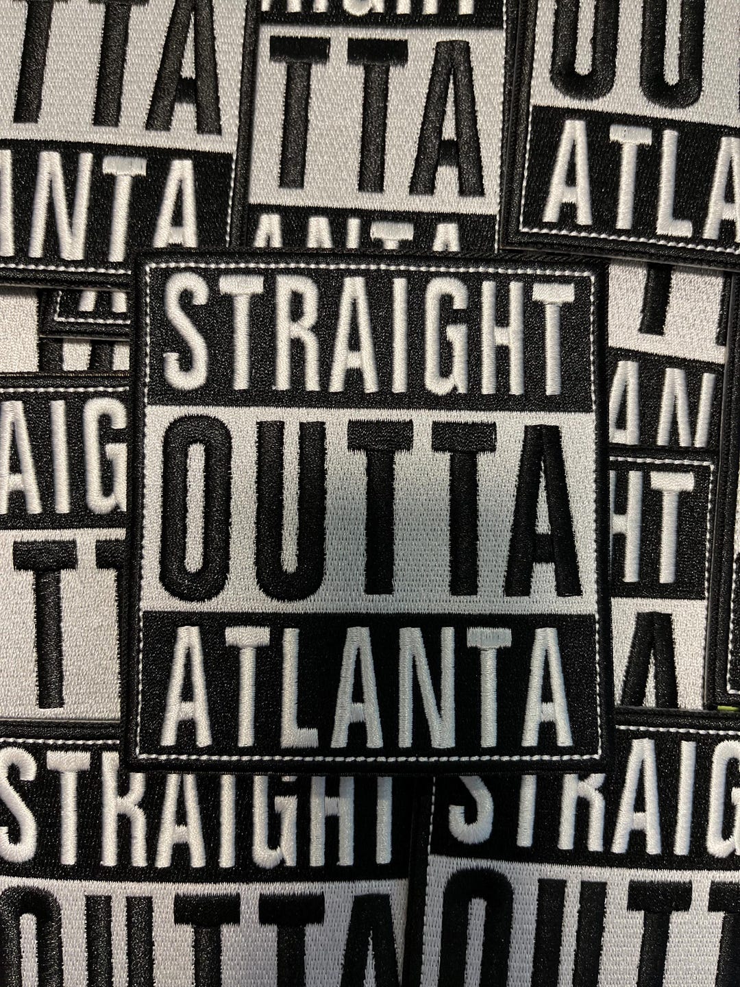 Atlanta Straight Outta Atlanta Patch - Etsy