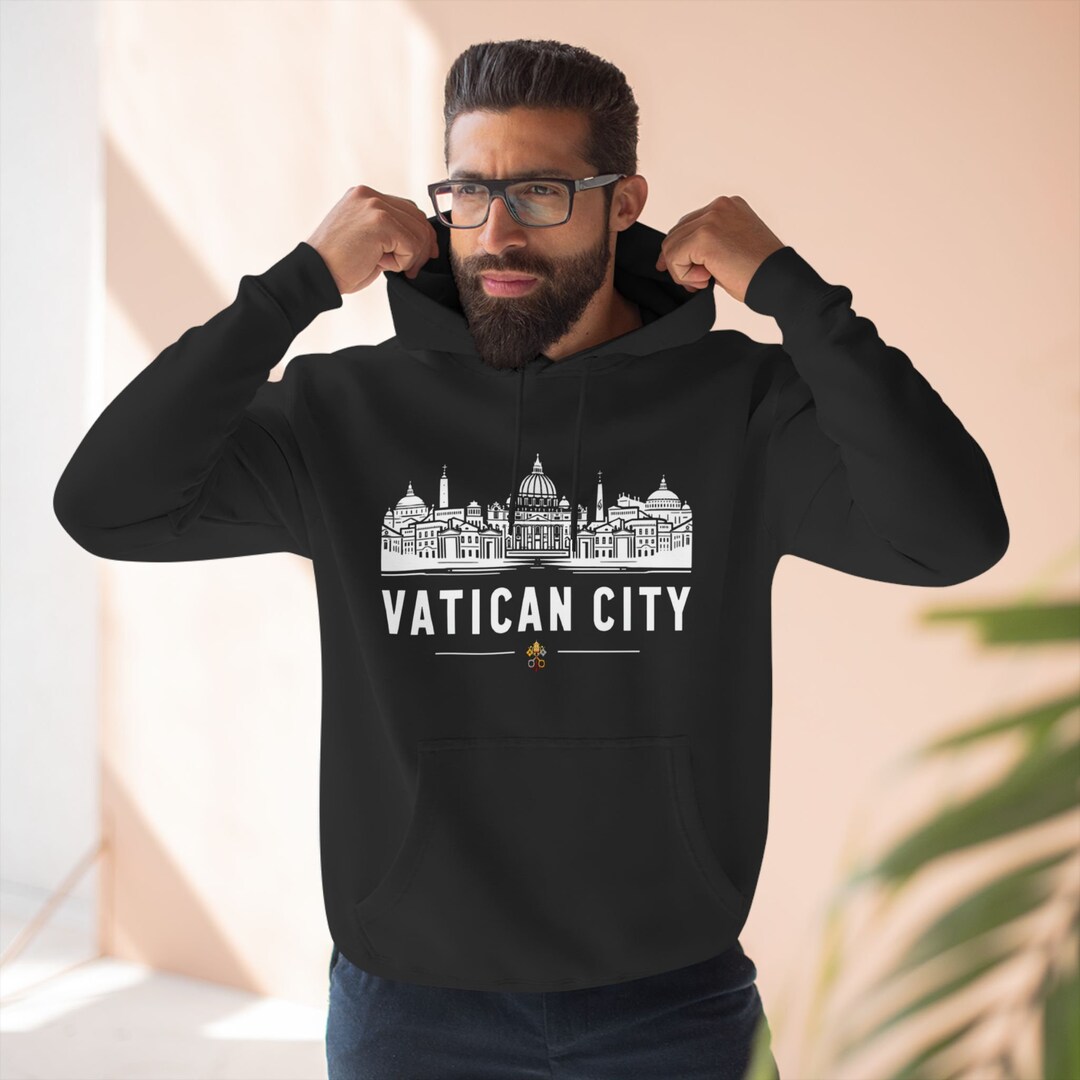 Vatican City Skyline Merch Hoodie - Etsy