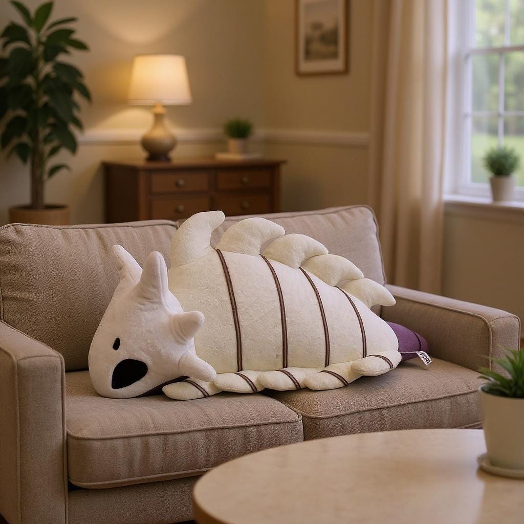Handmade Bell Beast Plush Toy, 19 Cm Soft Fleece Stuffed Doll Knight ...