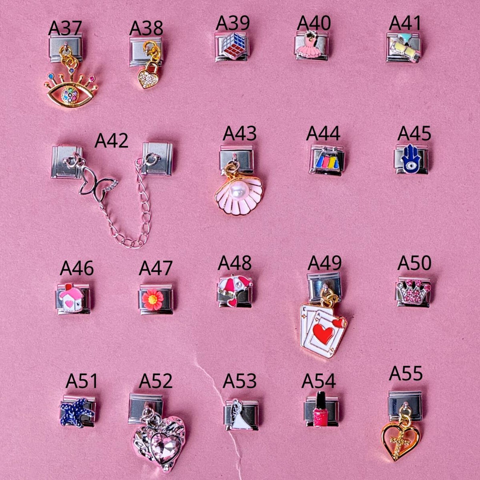Custom Gold Silver or Mixed Italy Charms, Custom Assembled Italian ...