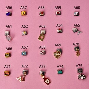 Custom Gold Silver or Mixed Italy Charms, Custom Assembled Italian ...