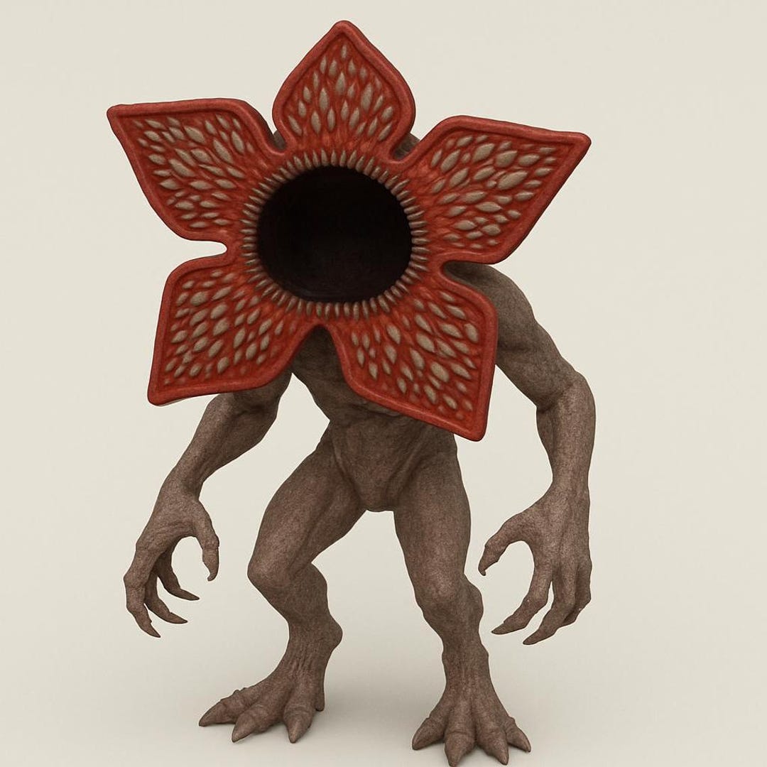 Starnger Things Demogorgon Stl File - Etsy