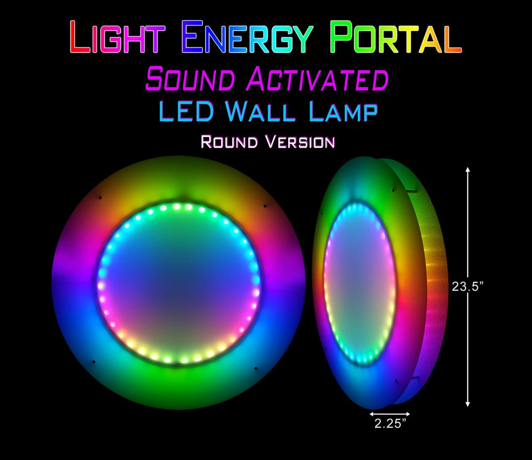 Light Energy Portal | LED Wall Art | LED Wall Sign | Meditation Light ...