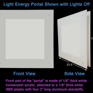 Light Energy Portal | LED Wall Art | LED Wall Logo Sign | Meditation ...