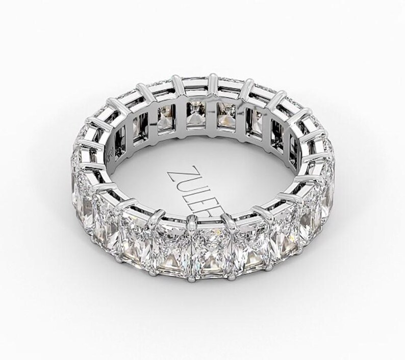 0.3 CT Radiant Cut Lab Diamond Eternity Band / Wedding Band / Shared ...