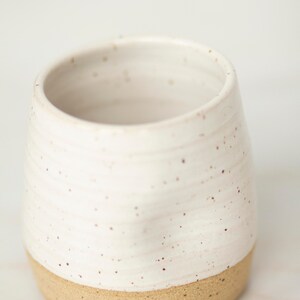 Miss Sylva White *handmade Ceramic Thumb Indent Mug* - Etsy