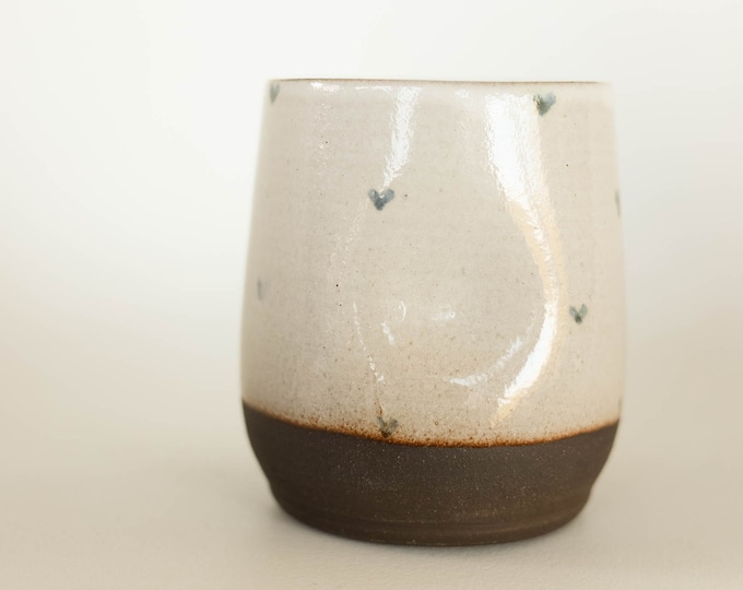 Medium Indent Ceramic Mug/thumbprint Tumblers/minimalist Tea Cup - Etsy