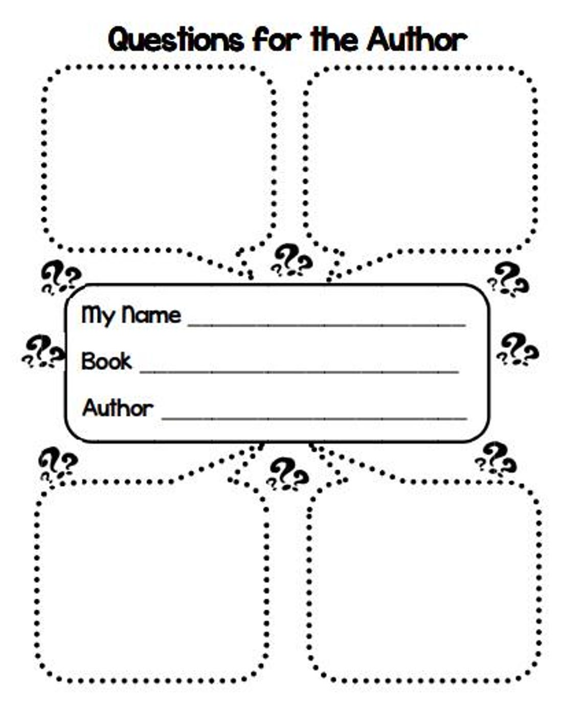 22 Primary Reading Response Re-usable Graphic Organizers - Etsy