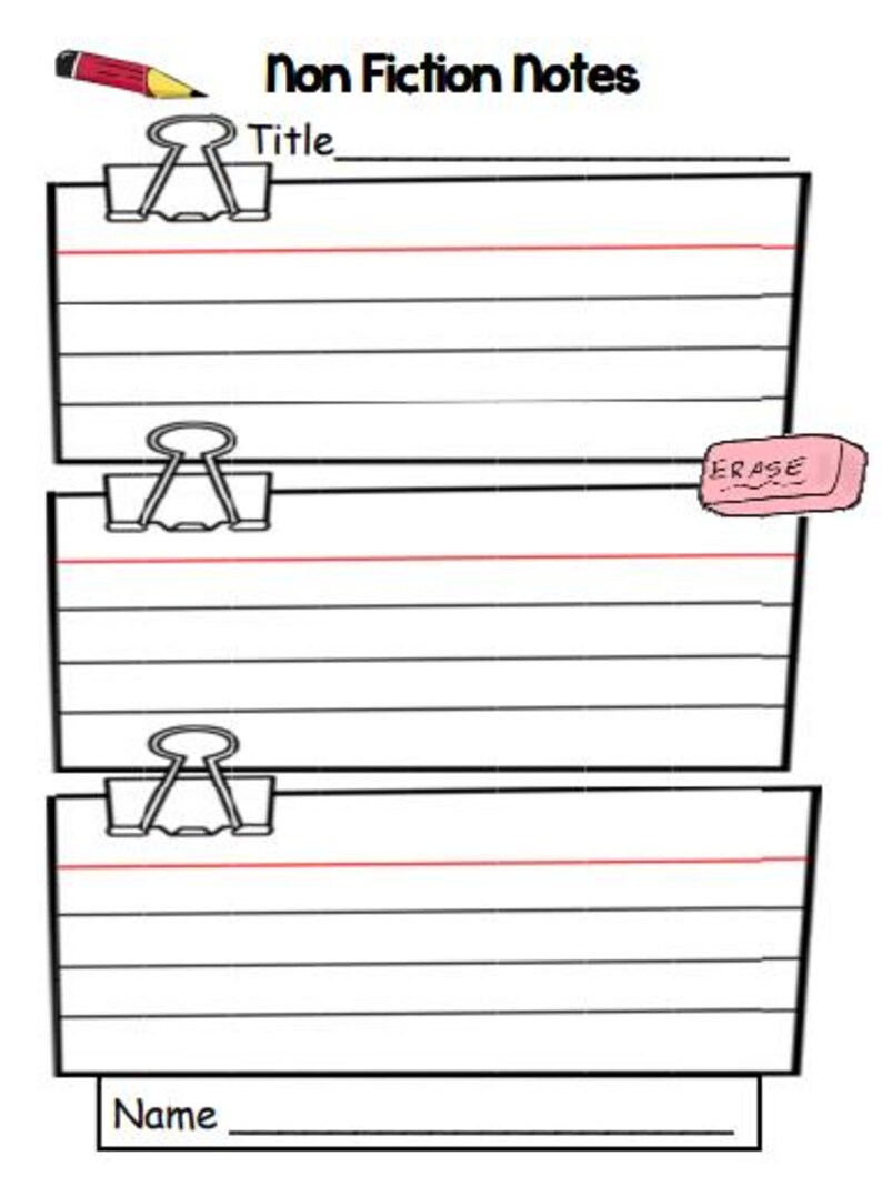 22 Primary Reading Response Re-usable Graphic Organizers - Etsy