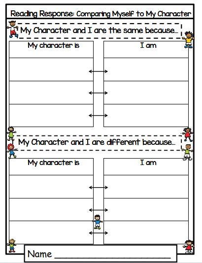 22 Primary Reading Response Re-usable Graphic Organizers - Etsy