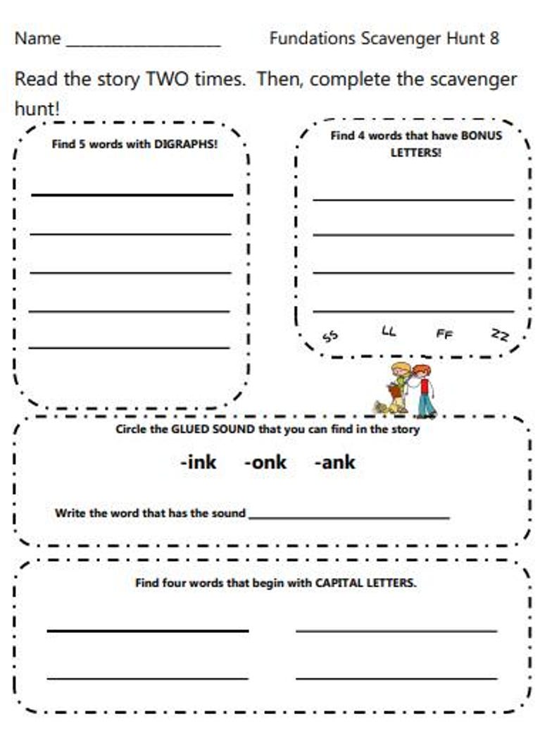 Phonics Program Scavenger Hunt Center or Group Activity - Etsy