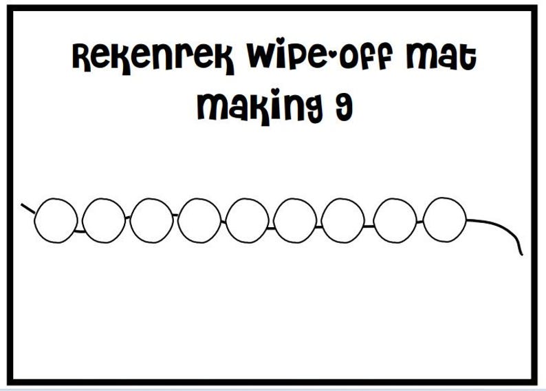 Ways to Make Ten Rekenrek Worksheets and Work Mats Numbers 6-10 - Etsy