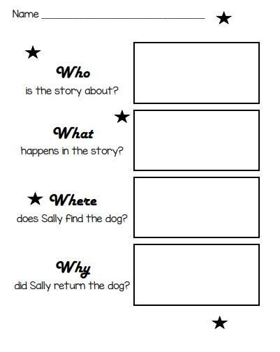 36 Pages of Primary Reading Comprehension : Who, What, Where, When, Why ...