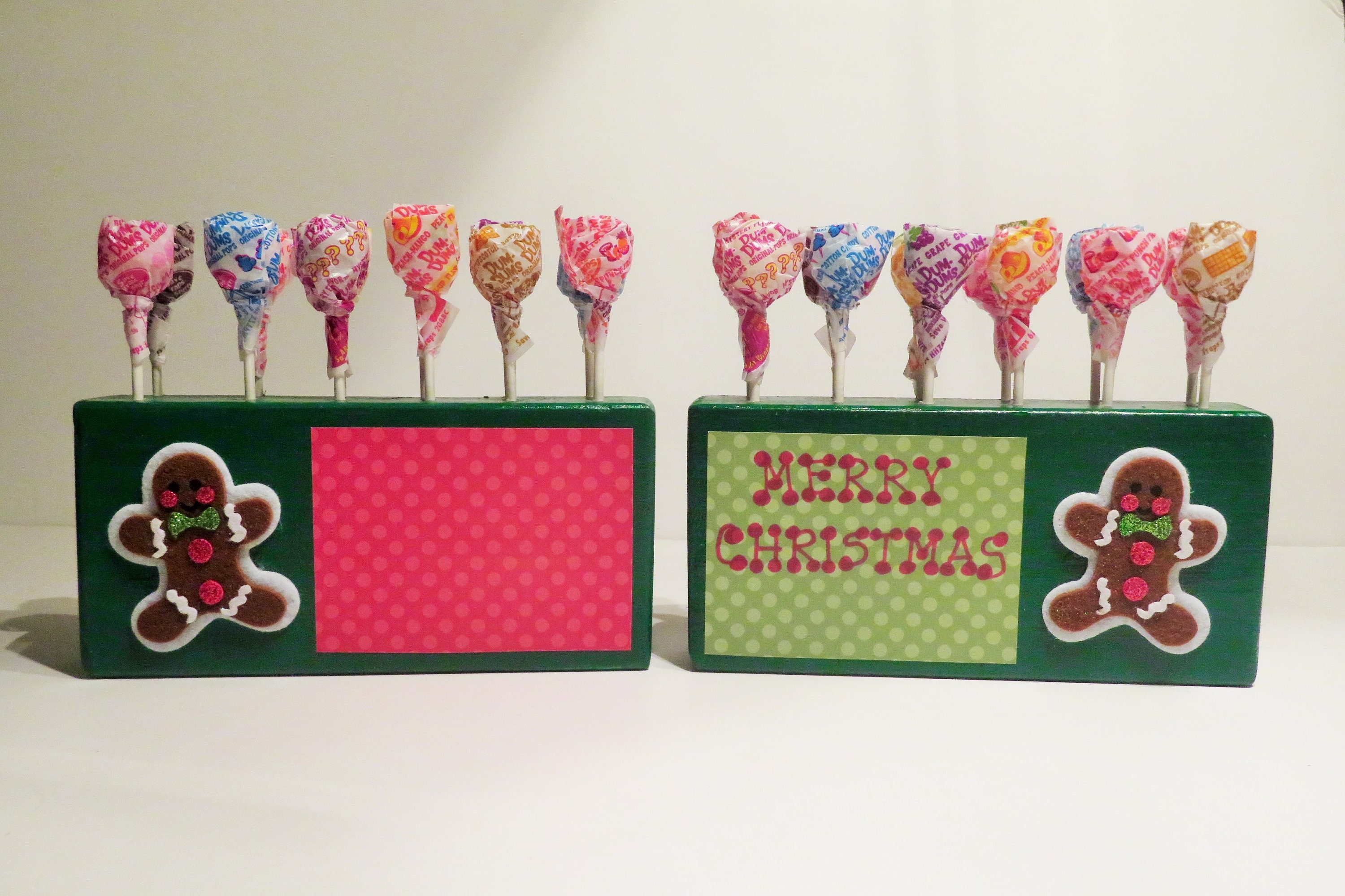 Christmas Lollipops Christmas Candy Treat Holder Lollipop | Etsy